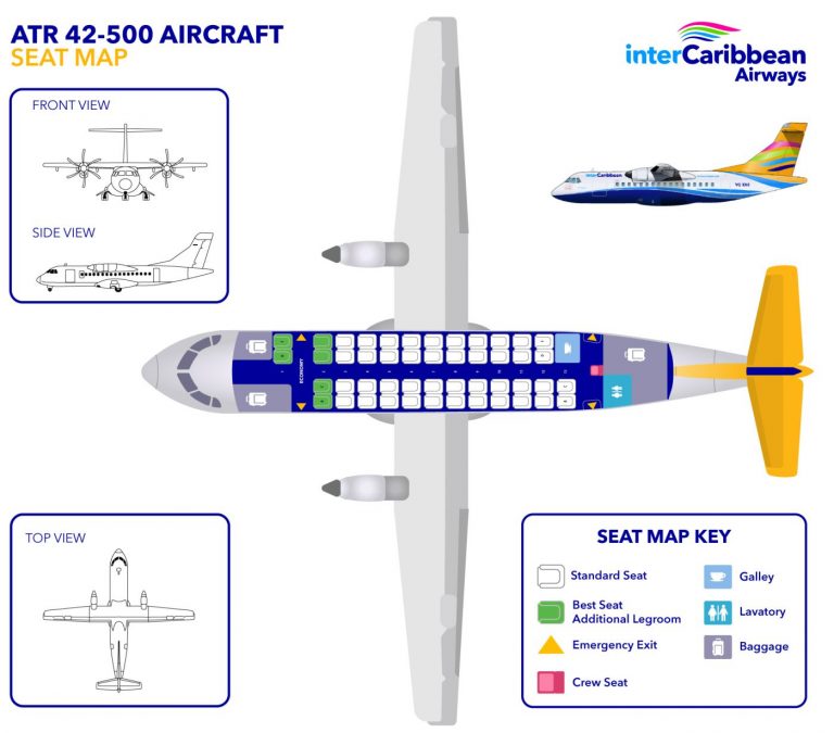 interCaribbean Airways | NEW ATR 42-500 join interCaribbean Family