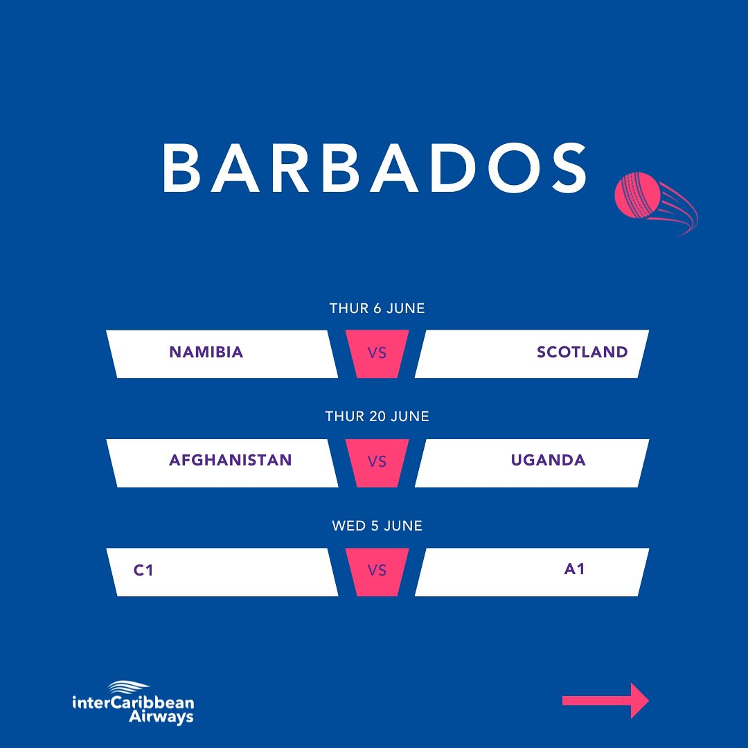 ICC Men's T20 World Cup, 2024 | The Schedule - T20 Cricket Hits Every ...